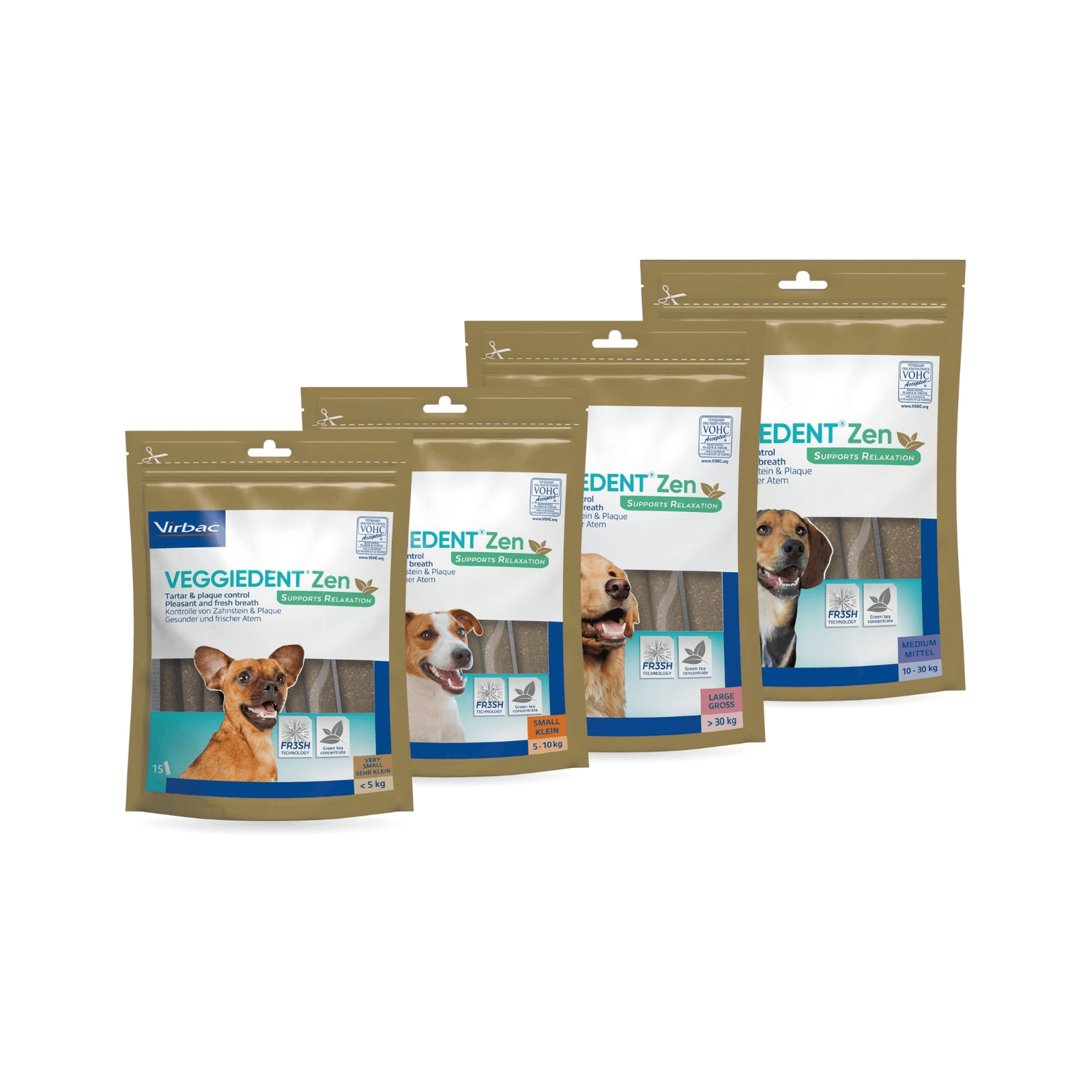 VeggieDent® ZEN Dental Chews – Calming Treats for Dogs